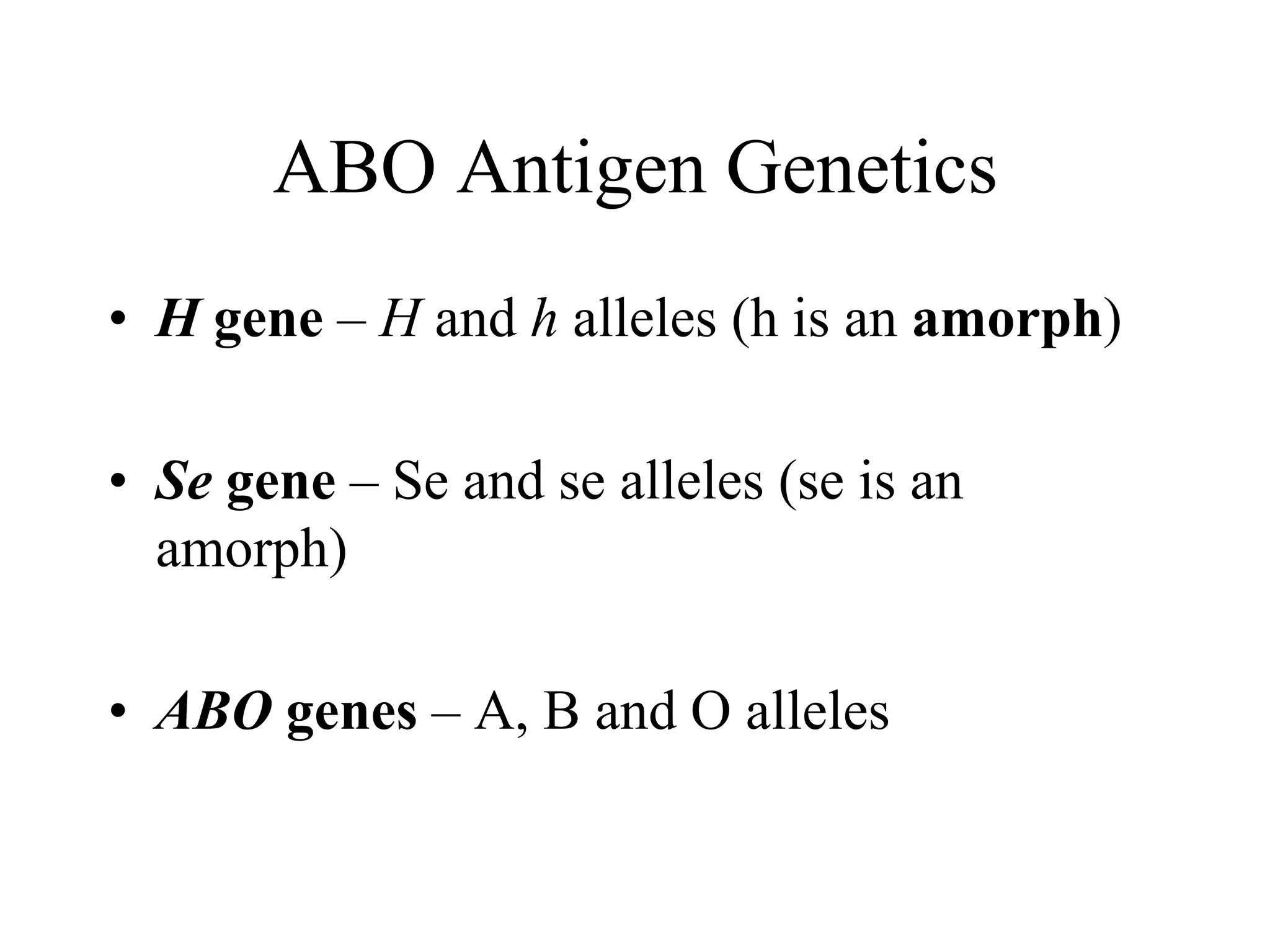 Inheritance and genetic of blood group | PPTX