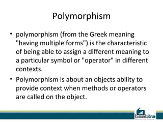 Inheritance and polymorphism | PPT