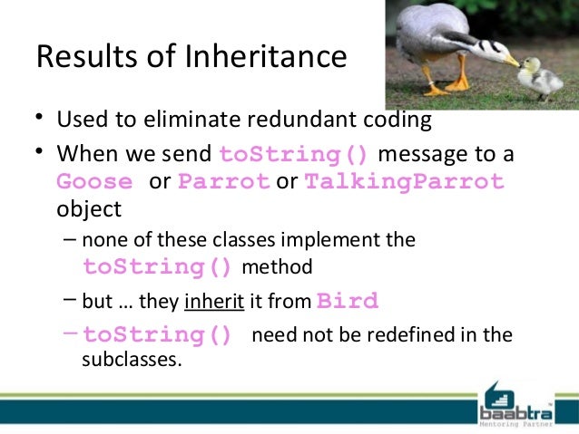 Inheritance and polymorphism