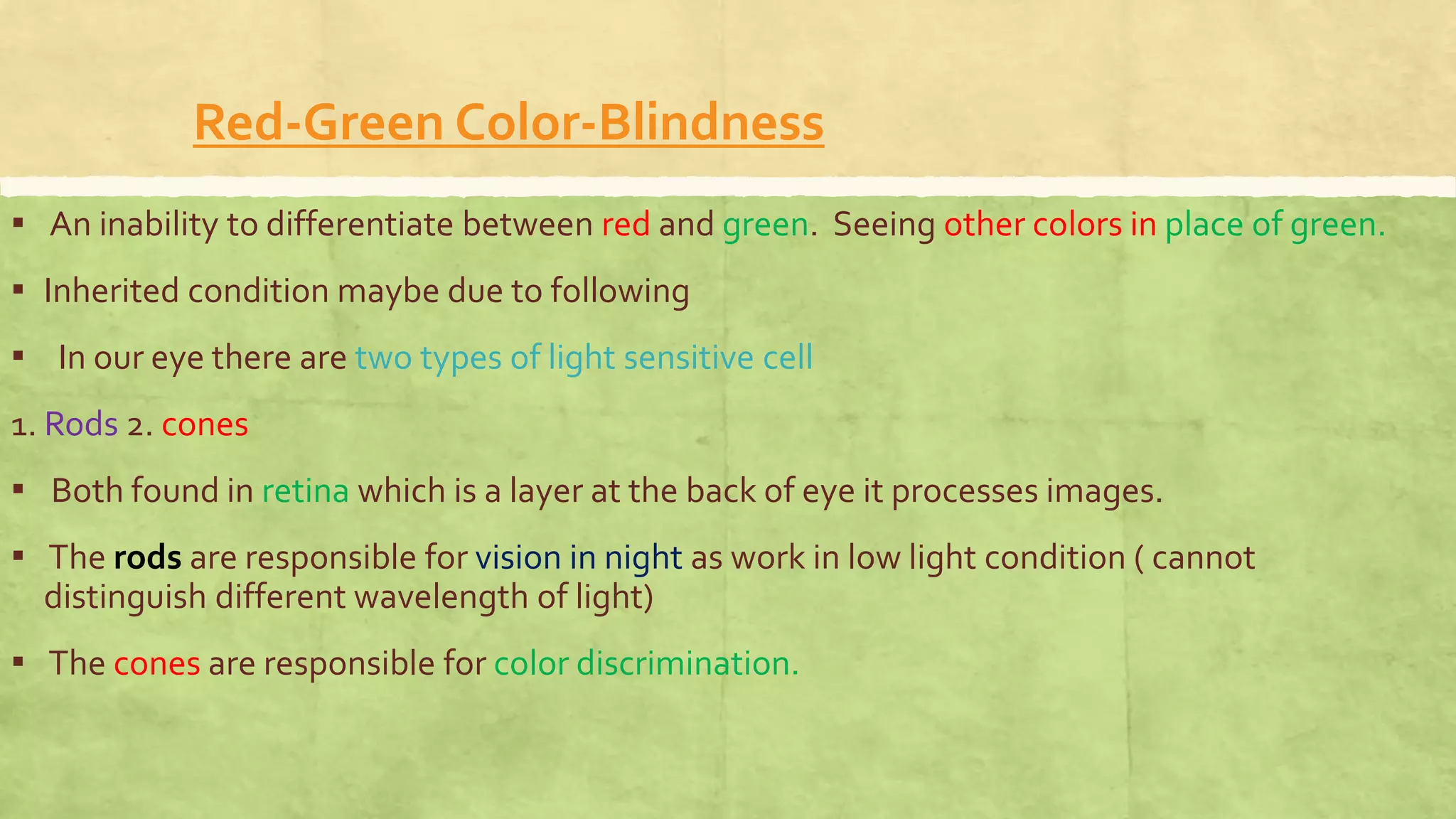 color blindness and haemophilia | PPTX