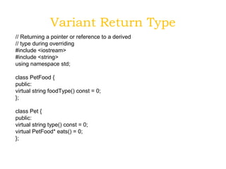 Inheritance compiler support | PPT