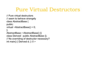 Inheritance compiler support | PPT