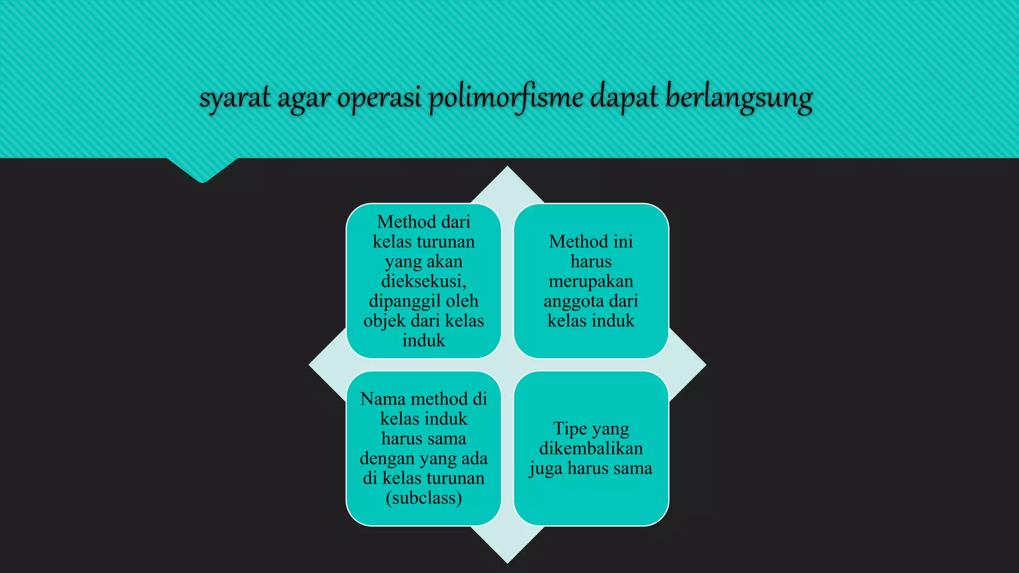 Inheritance Dan Polimorfisme | PPT