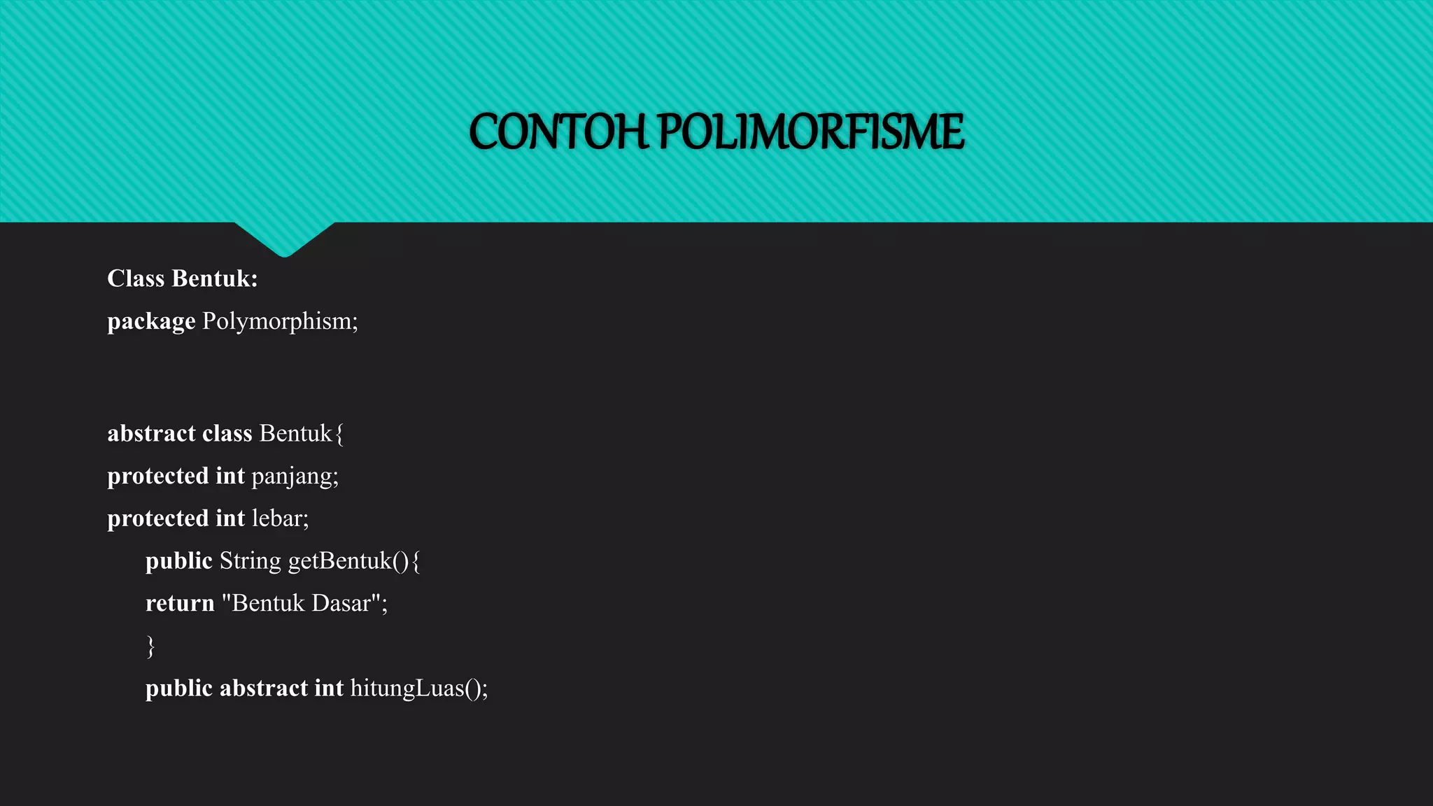 Inheritance Dan Polimorfisme | PPT