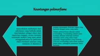 Inheritance Dan Polimorfisme | PPT | Free Download