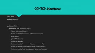 Inheritance Dan Polimorfisme | PPT | Free Download