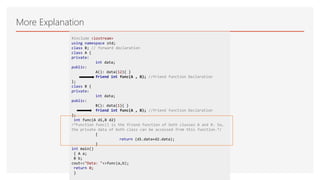 Inheritance, friend function, virtual function, polymorphism | PPTX | Programming Languages ...