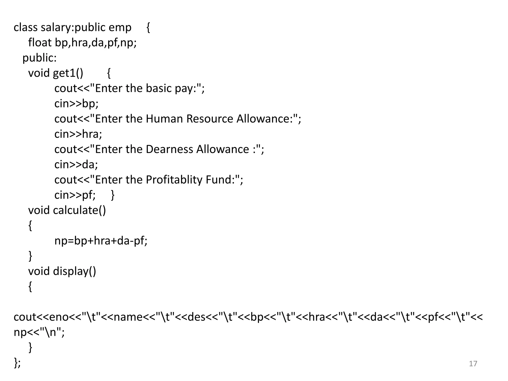 Inheritance in C++ | PPT | Programming Languages | Computing