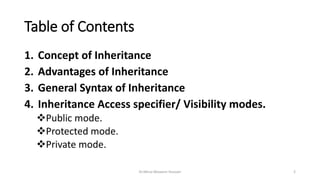 Inheritance in c++ part1 | PPTX