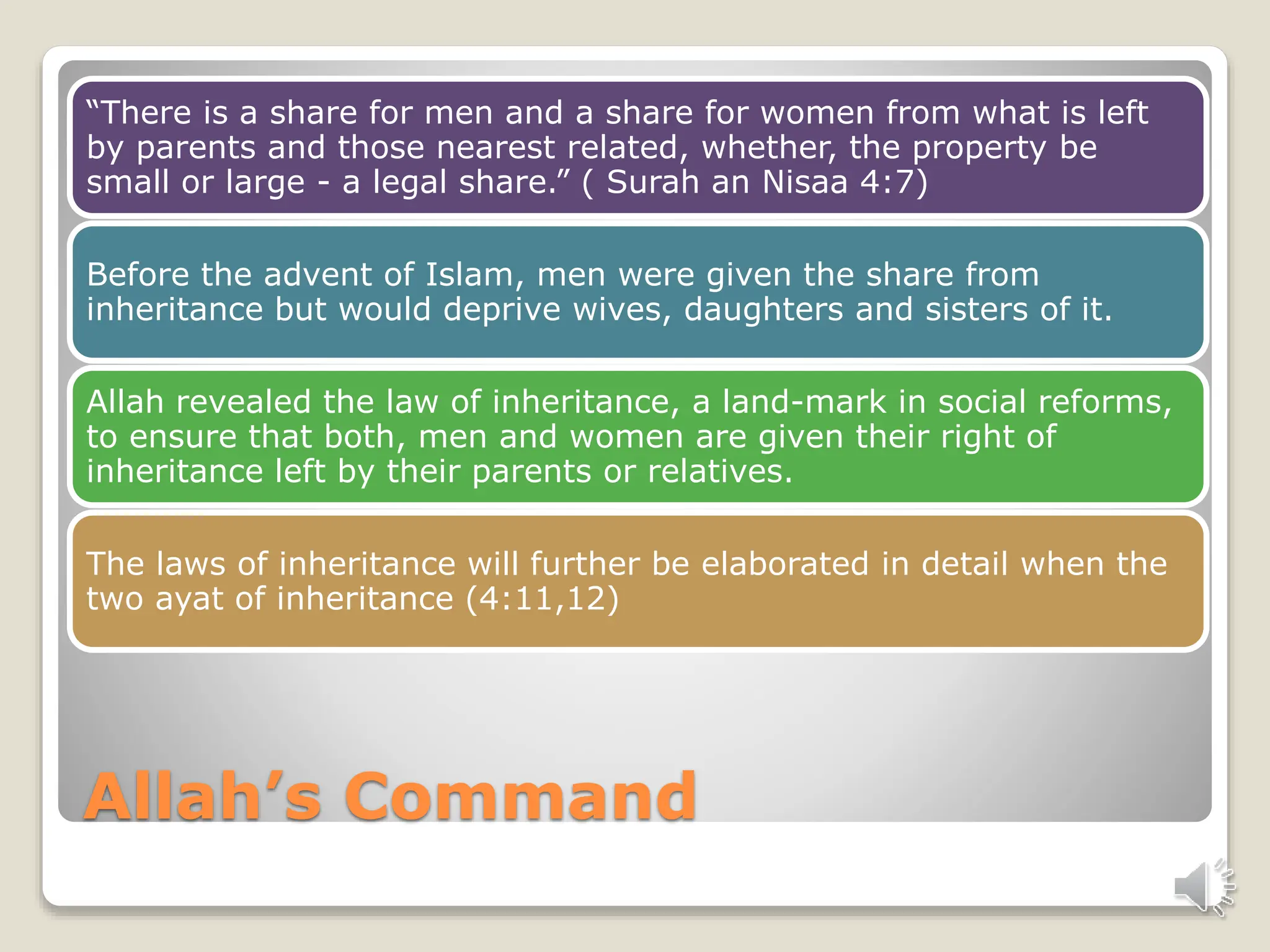 Inheritance in Islam Part 1.pptx