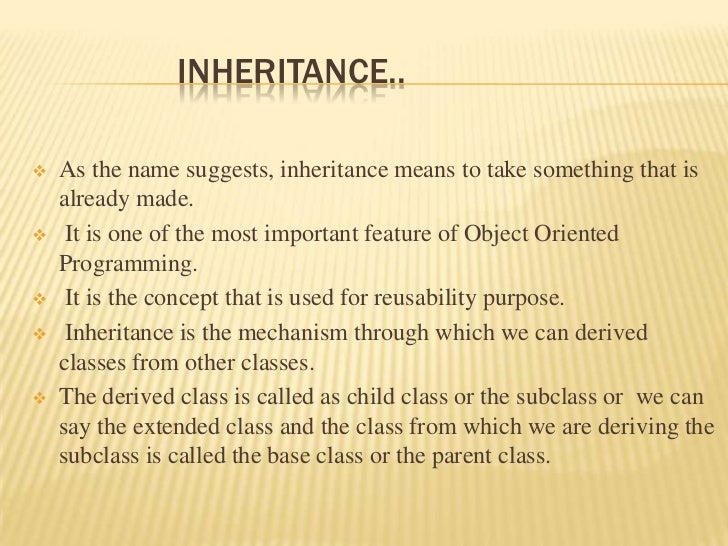 Inheritance In Java