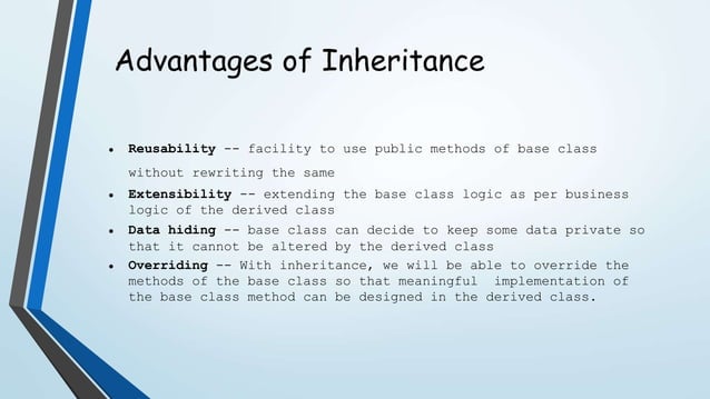 Inheritance In Java Pptx Programming Languages Computing 5336