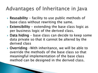 Inheritance in java | PPT