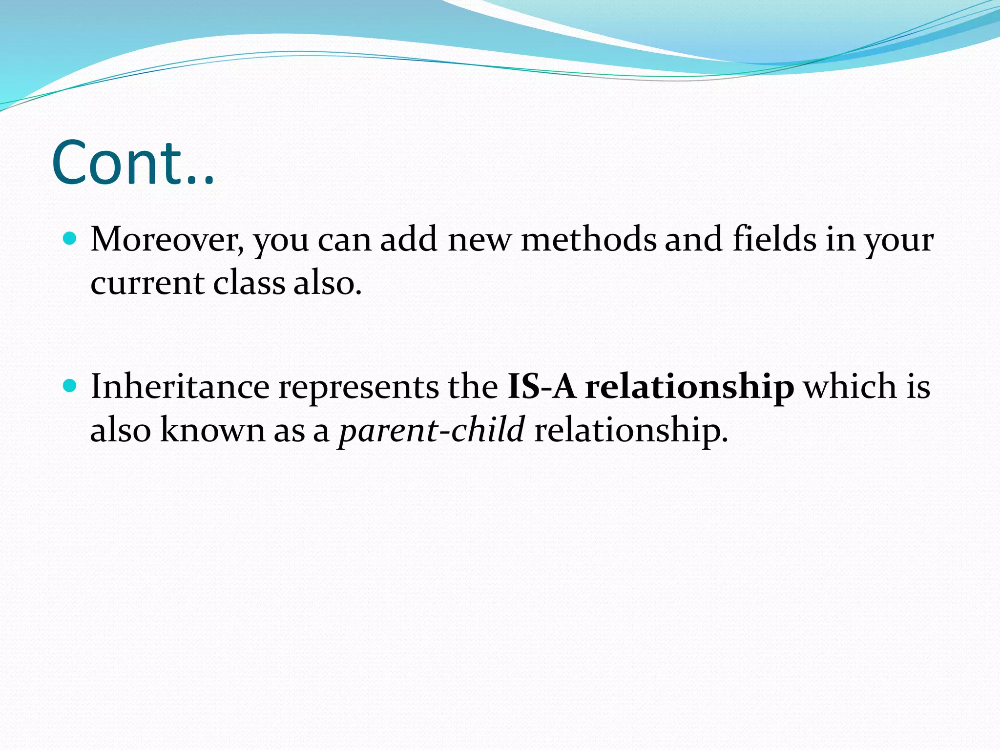 Inheritance in java | PPTX