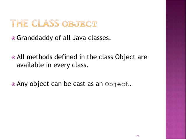 Inheritance in java.ppt | Programming Languages | Computing