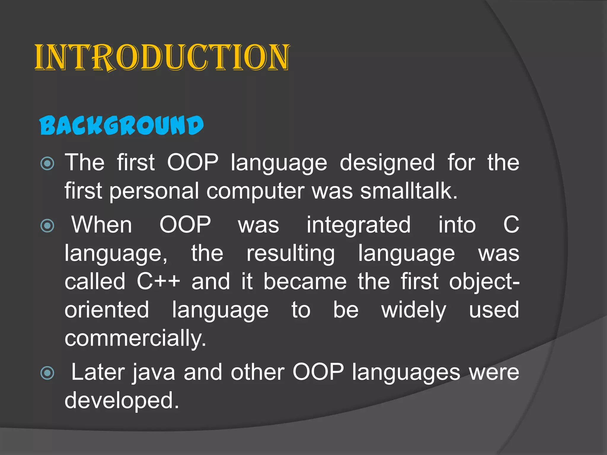 Inheritance In Oops Pptx Programming Languages Computing
