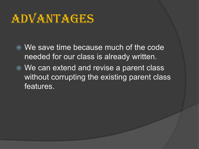 Inheritance In Oops Pptx Programming Languages Computing 2792