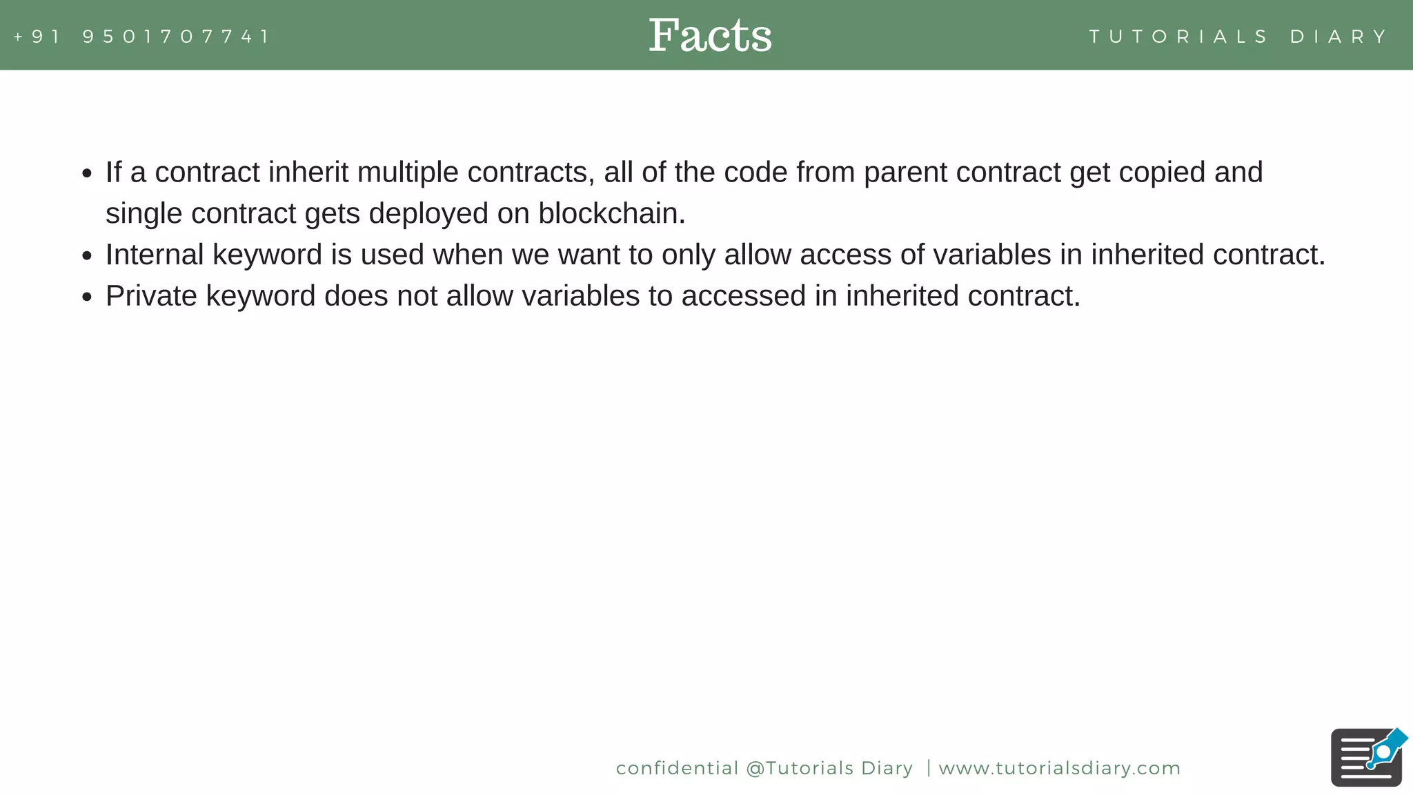 Inheritance in solidity | PPT
