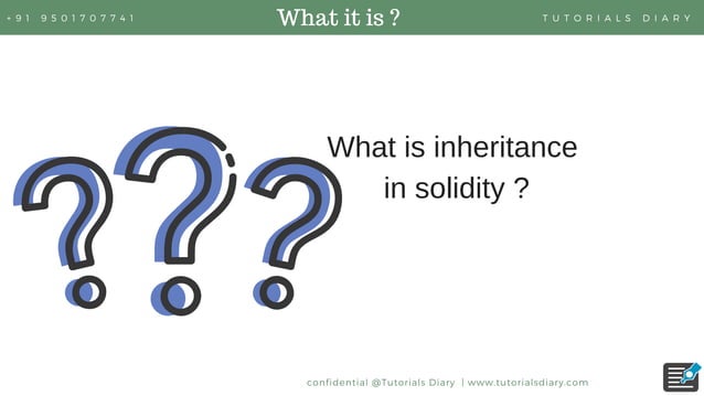 Inheritance in solidity | PPT