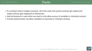 Inheritance in solidity | PPT