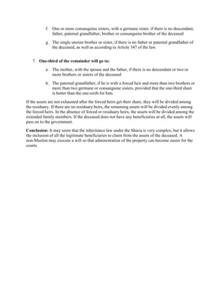 Inheritance Law in the UAE: Procedures and it’s Implementation | PDF