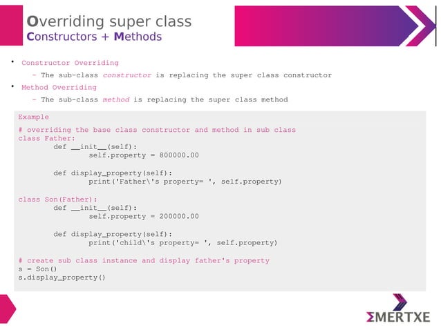 Python Programming Inheritance And Polymorphism Ppt