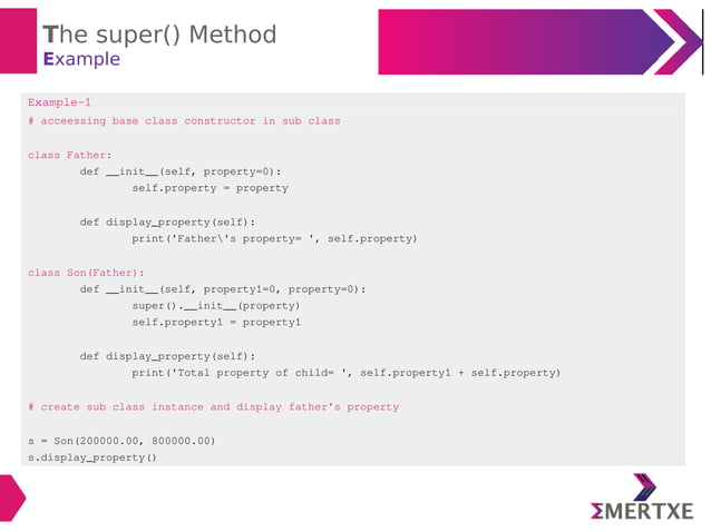 Python Programming Inheritance And Polymorphism Ppt