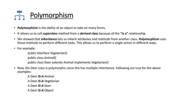 Inheritance & Polymorphism | PPT
