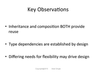Object-oriented design: Inheritance subtyping (vs. Composition) | PDF