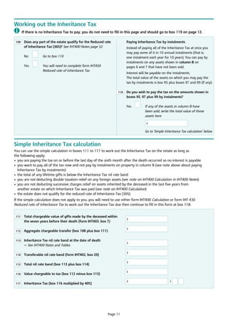 Inheritance tax account 0 iht400 by Keyconsulting UK | PDF