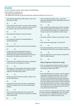 Inheritance tax account 0 iht400 by Keyconsulting UK | PDF