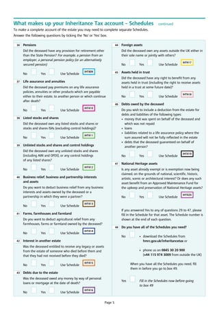 Inheritance tax account 0 iht400 by Keyconsulting UK | PDF