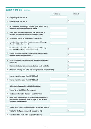 Inheritance tax account 0 iht400 by Keyconsulting UK | PDF
