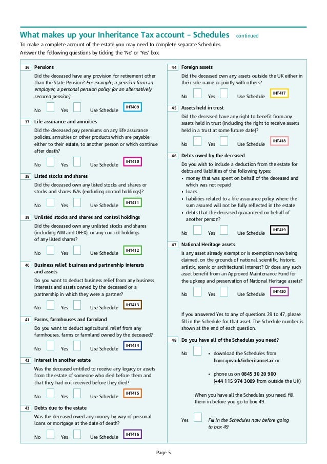 Inheritance tax account 0 iht400 by Keyconsulting UK