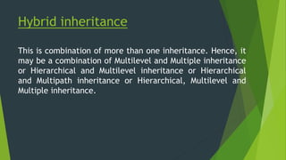Inheritance (with classifications) | PPT
