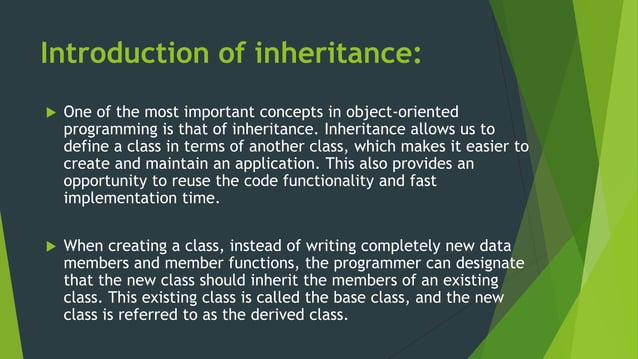Inheritance (with classifications) | PPT