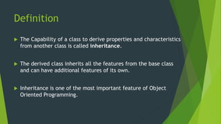 Inheritance (with classifications) | PPT
