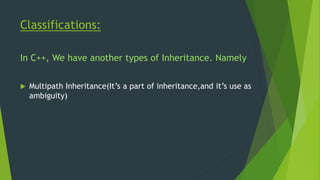 Inheritance (with classifications) | PPT