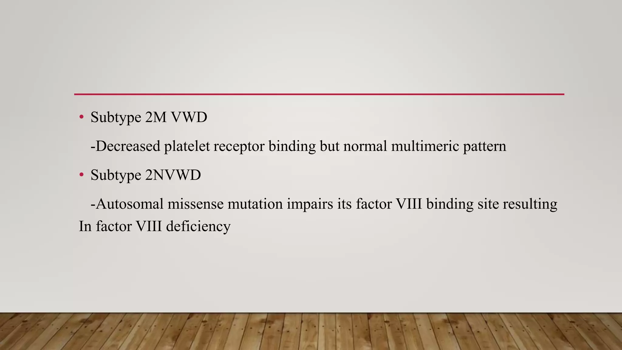 Inherited bleeding disorders | PPTX