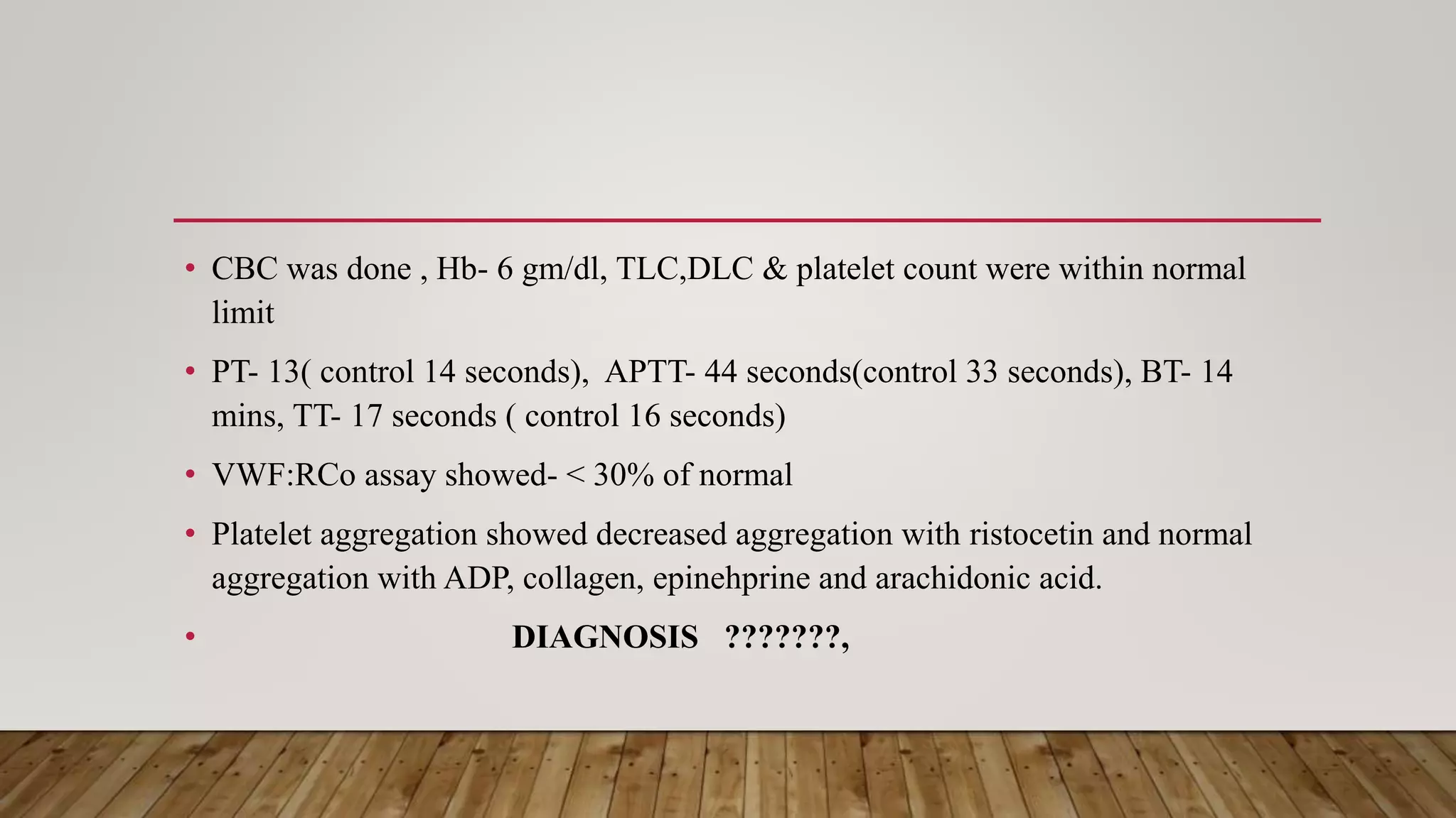 Inherited bleeding disorders | PPTX