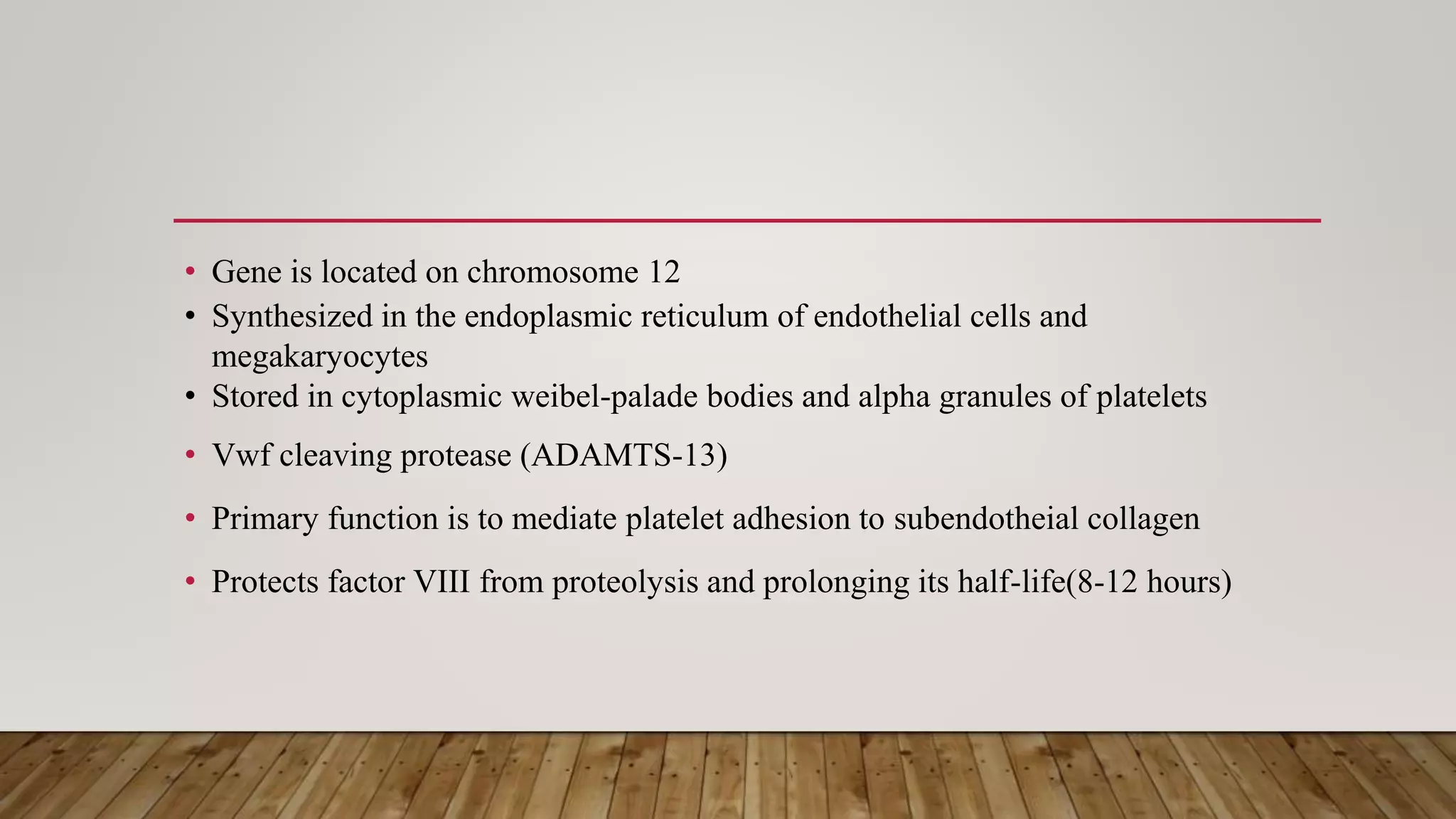Inherited bleeding disorders | PPTX