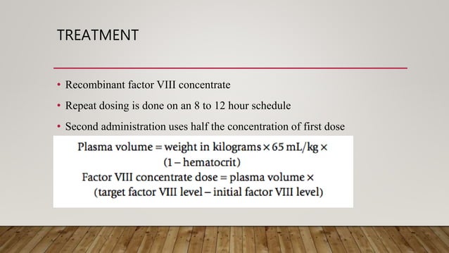 Inherited bleeding disorders | PPTX