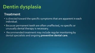 Inherited dentin defects (Dentistry) | PPTX