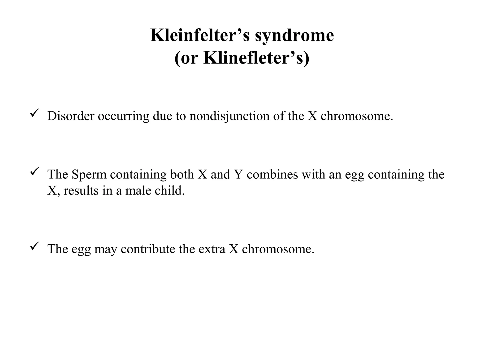Inherited disorders | PPT