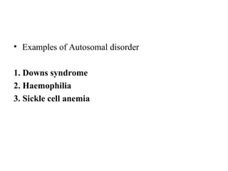 Inherited disorders | PPT