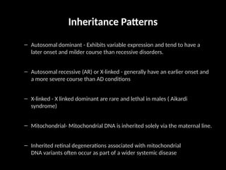 Inherited_Retinal_Degenerations: comprehensive details.pptx