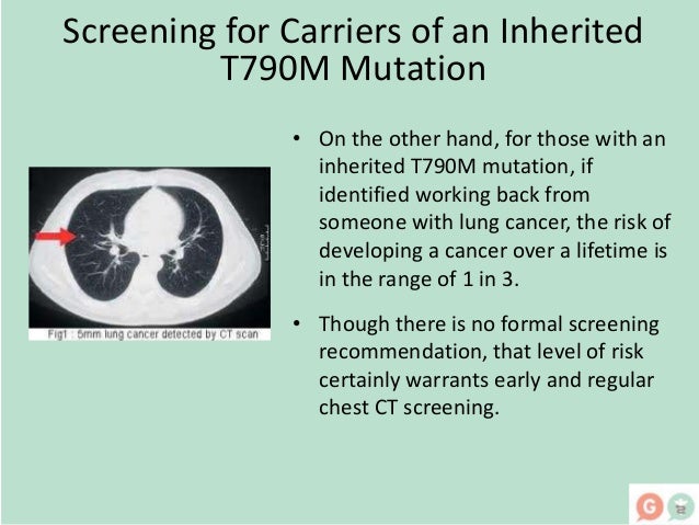 Inherited T790M EGFR Mutation and Lung Cancer Risk