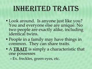 Inherited traits | PPT
