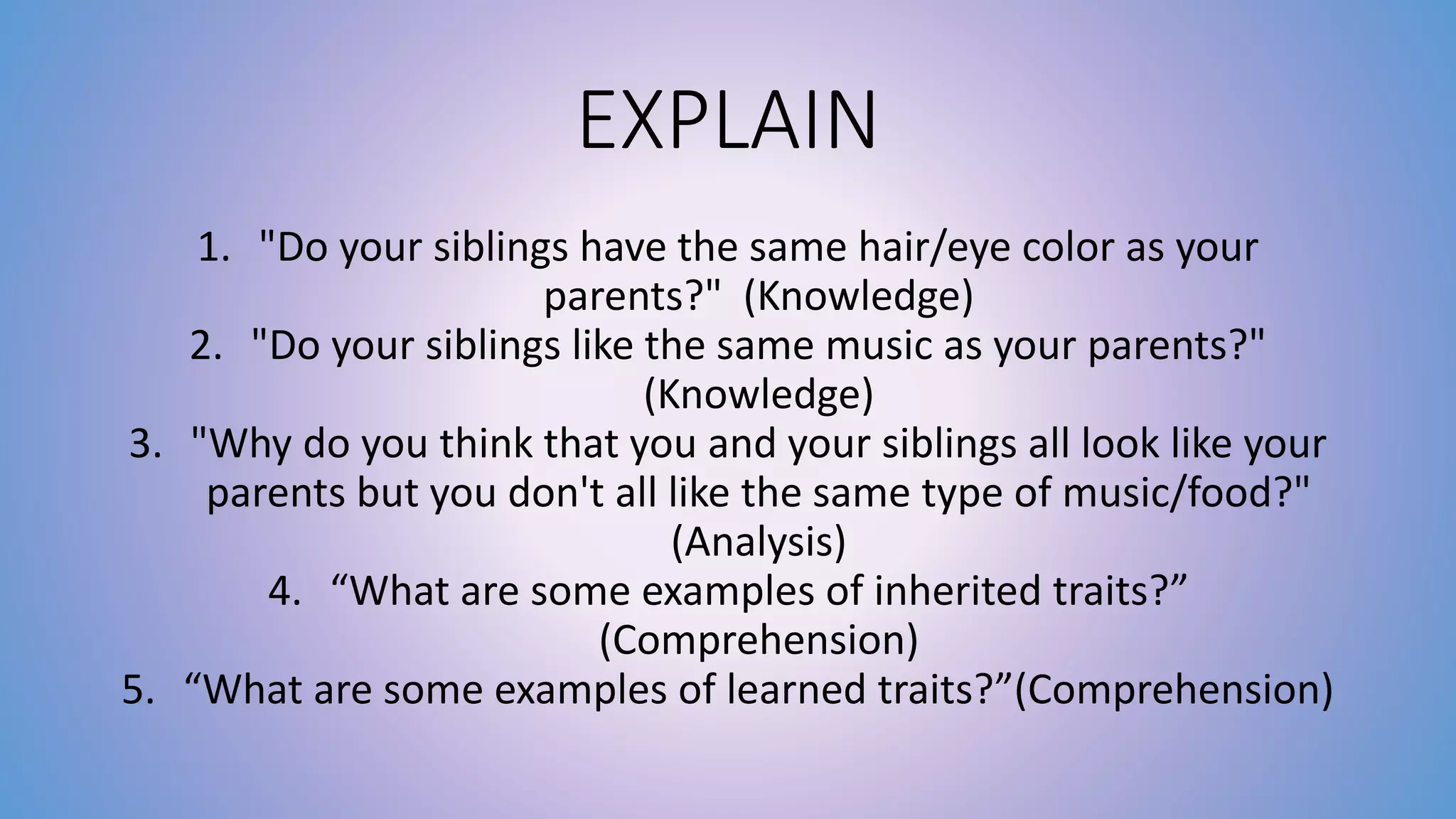 Inherited Traits | PPT
