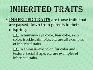Inherited Traitsssssssssssssssssssss.ppt